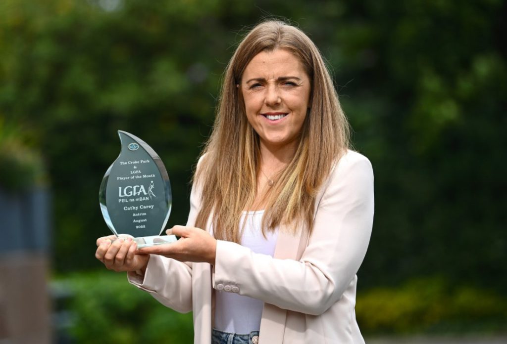 Recognition for Cathy Carey after Antrim's All-Ireland summer - Gaelic Life