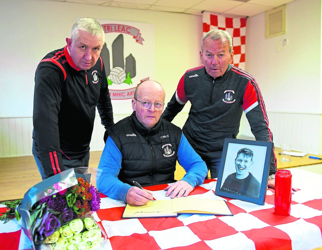 Trillick GAA stalwarts pay tribute to a Reds legend - Gaelic Life